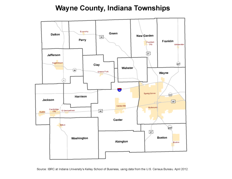 Wayne County Townships | Morrisson-Reeves Library